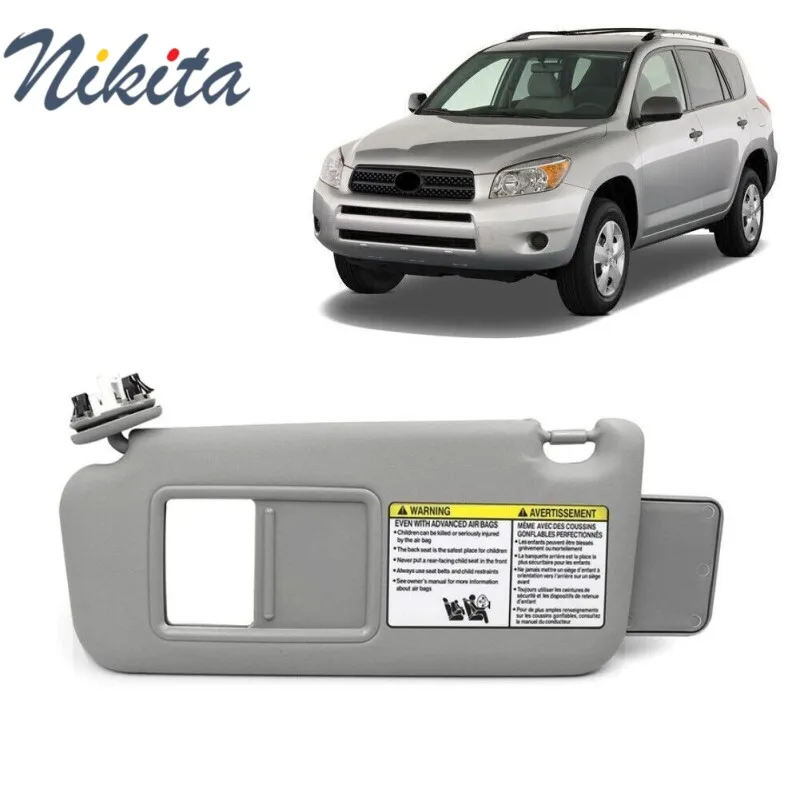 For Toyota RAV4 Gray Beige Sun Visor Left Right Side Car Sunvisor Shade ...