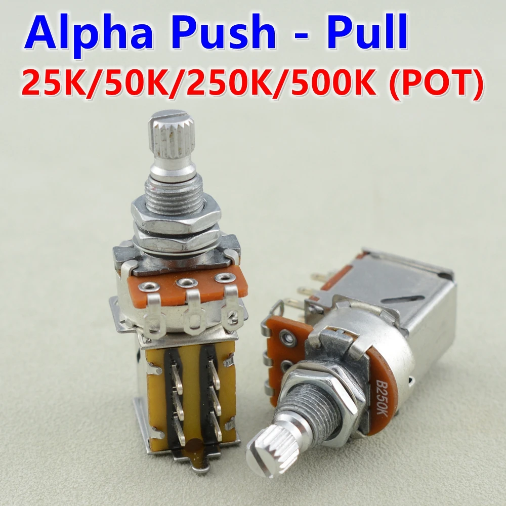 1-Piece-Alpha-Push-Pull-Potentiometer-POT-For-Electric-Guitar-Bass-25K ...