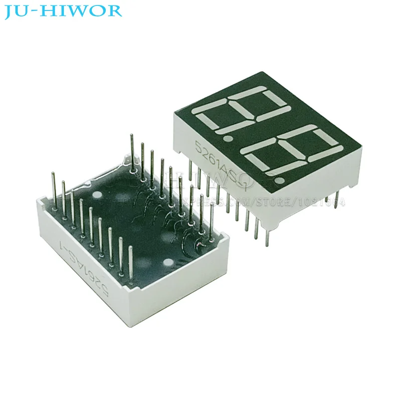 Цифровой дисплей, 5261AS, 5261BS, 0,56 дюймов, 2-символьные биты, 7 ...