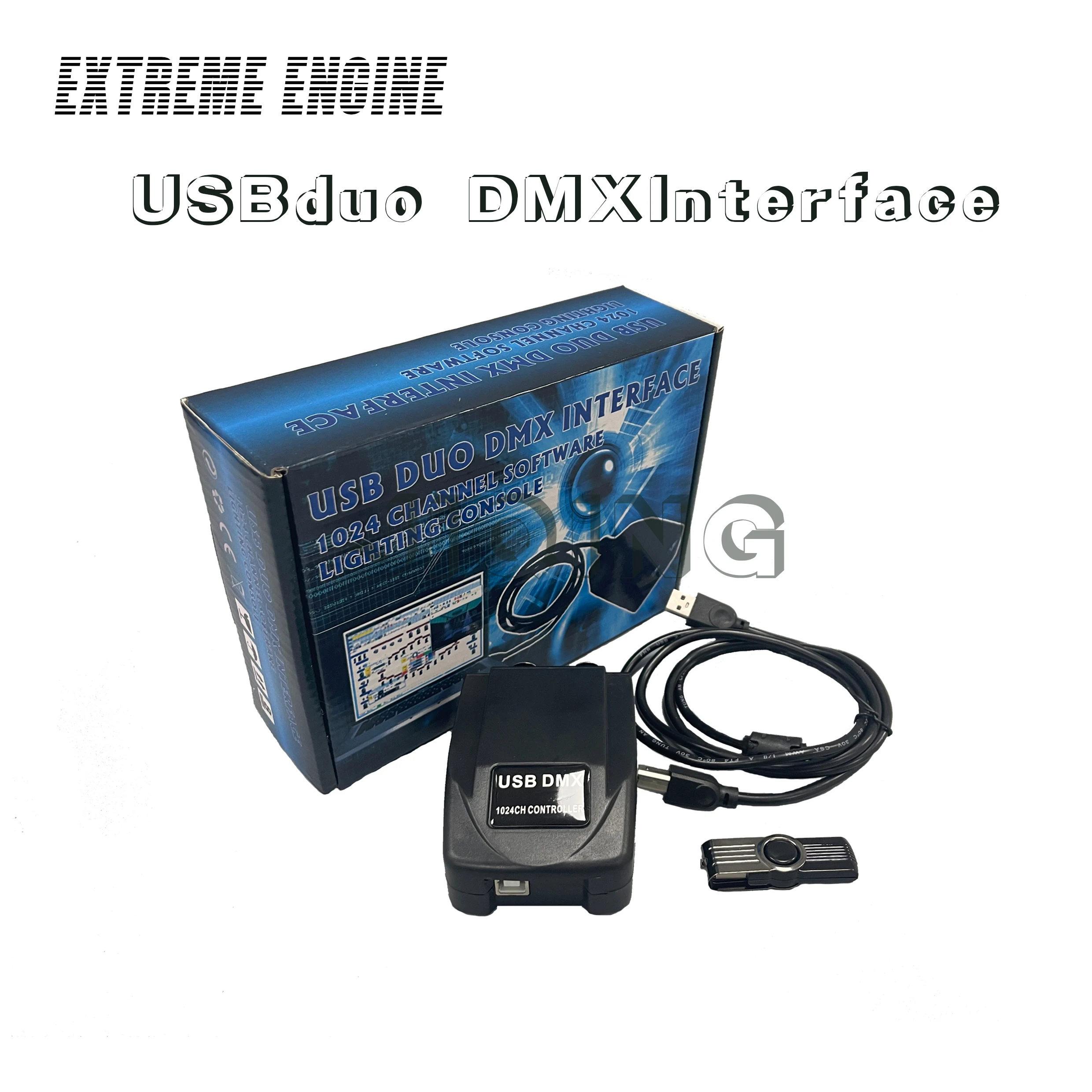 USB duo DMX Interface 1024 Channels Software Console Stage Lighting ...