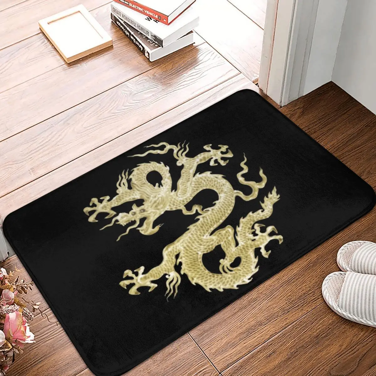 Gold-Dragon-Doormat-Rug-carpet-Mat-Footpad-Bath-mat-Anti-slip-Entrance ...
