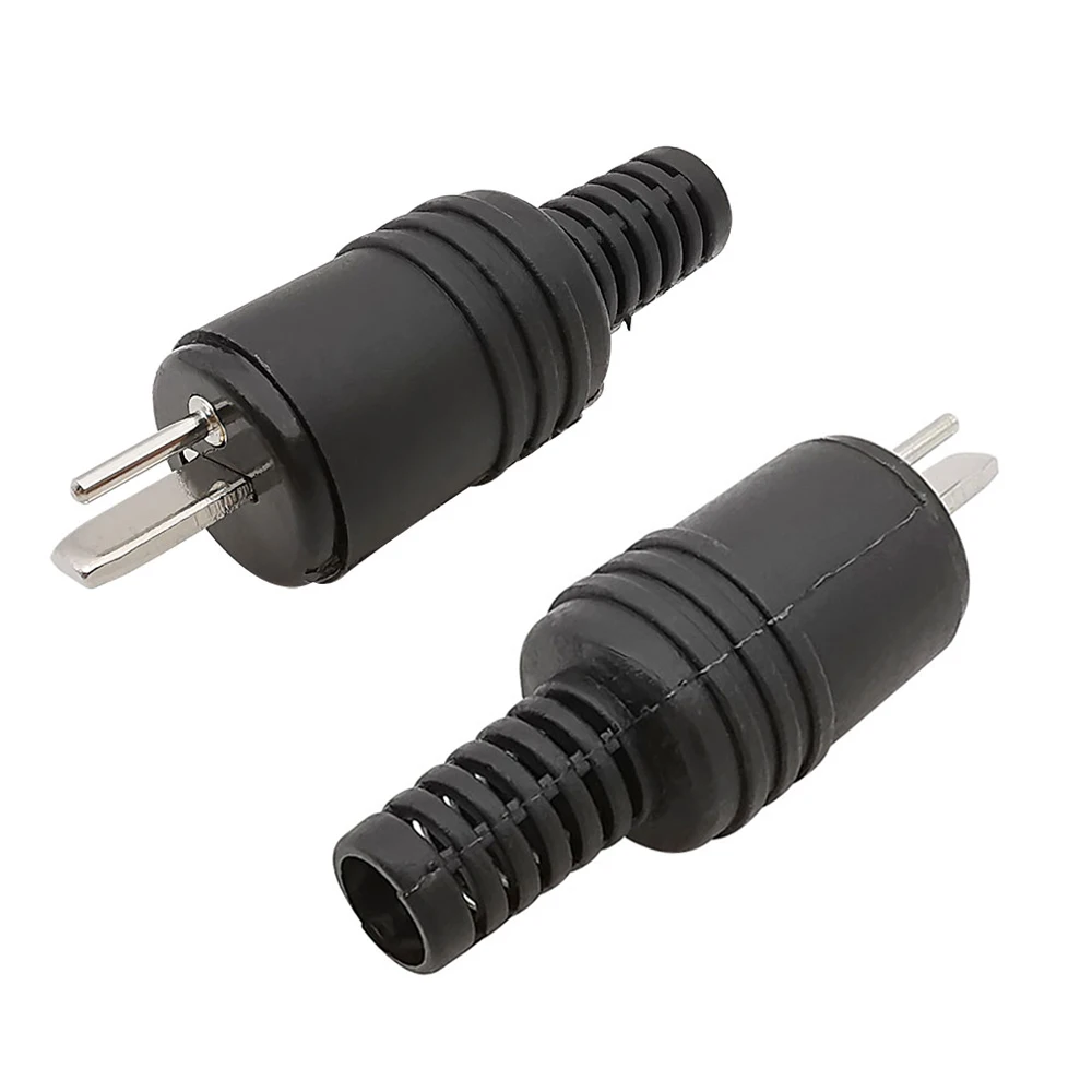 2-5Pcs-2-Pin-DIN-Plug-Speaker-HiFi-Connector-Screw-Terminal-Cable ...