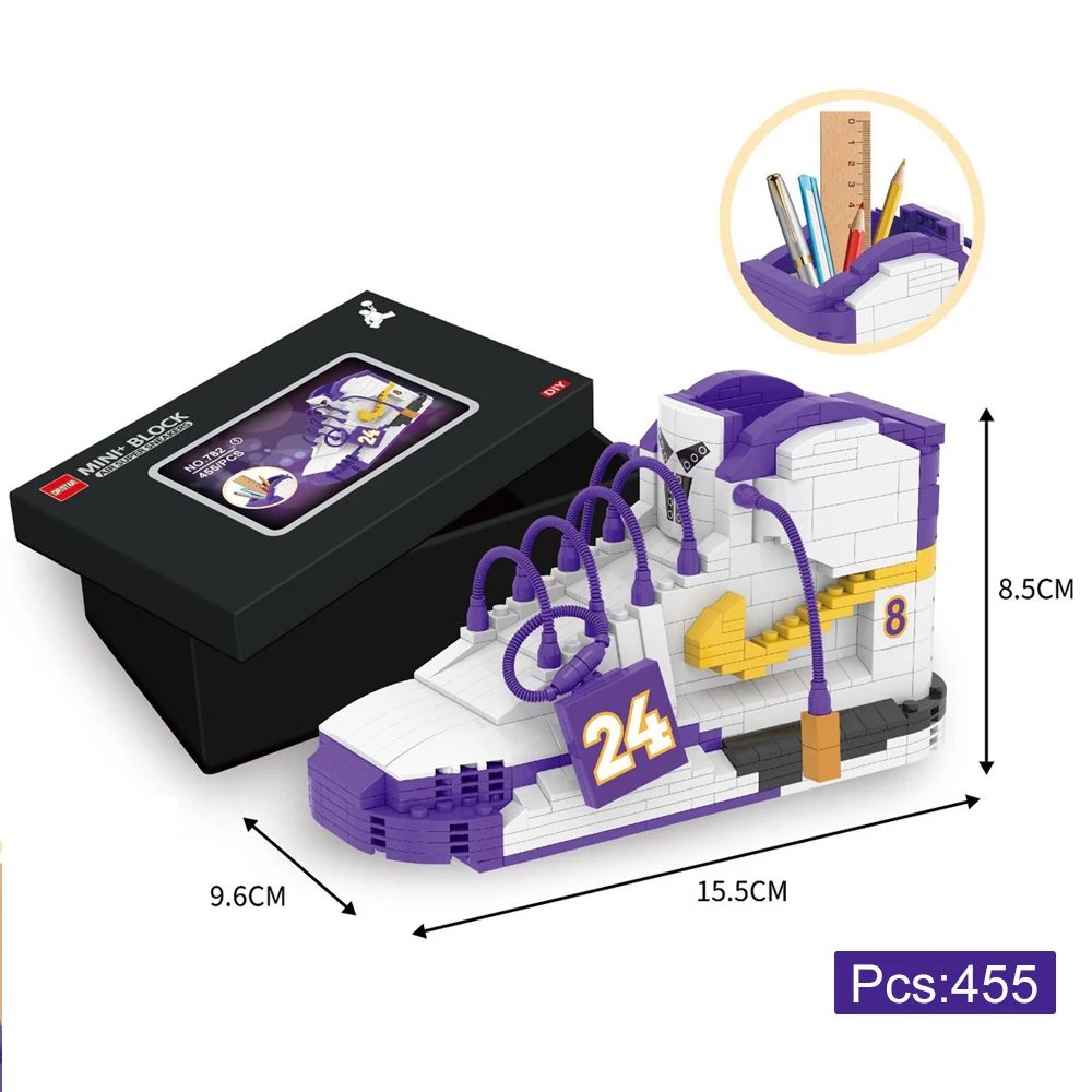 Mini Building Blocks Shoe | Building Blocks Sneakers | Basketball Shoes ...