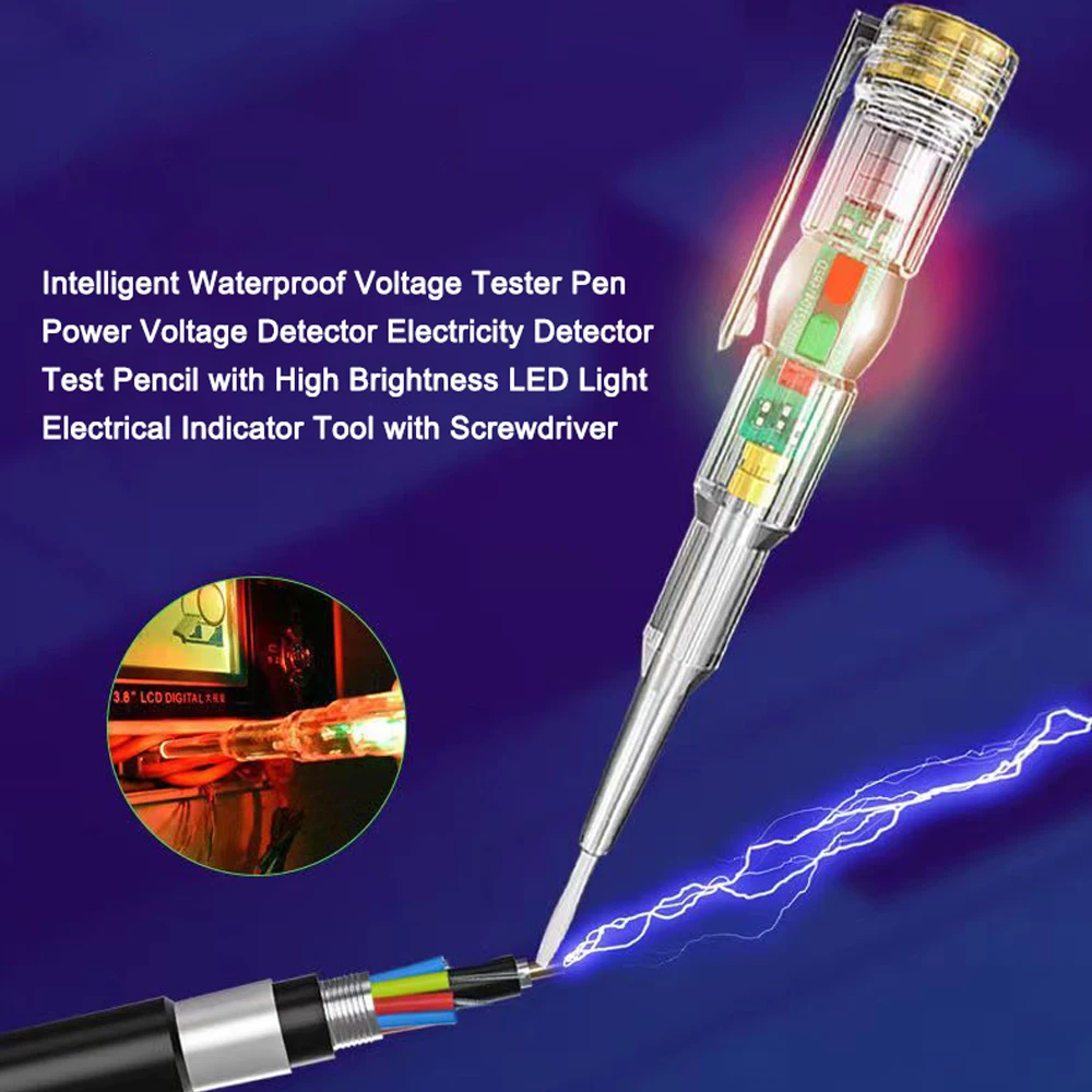 Voltage-Tester-Pen-Intelligent-Waterproof-Power-Voltage-Detector ...