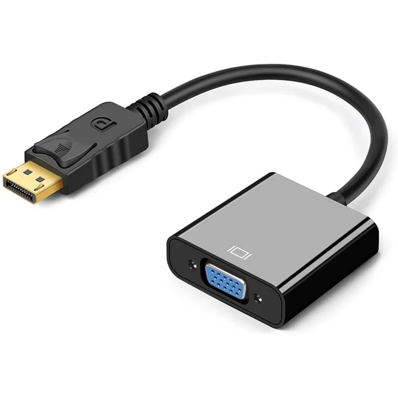 DP-to-VGA-Adapter-Cable-1080P-DisplayPort-Male-to-VGA-Female-Converter ...