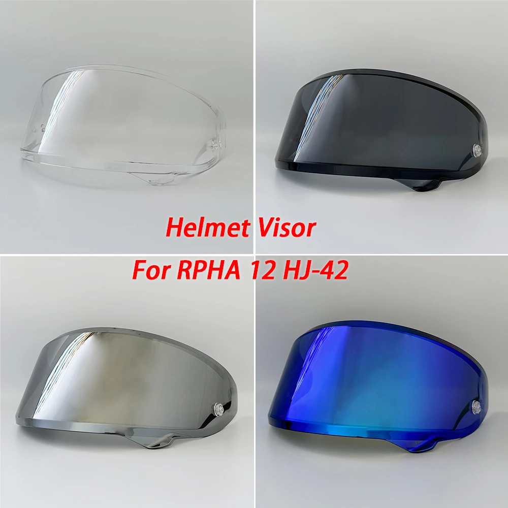 Motorcycle helmet Visor Anti-UV PC visor Lens RPHA-12 Model Smoke Dark ...
