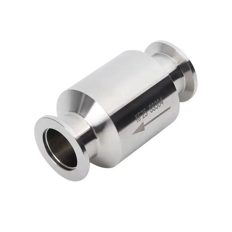 304 Stainless Steel KF Vacuum Check Valve, One-way Exhaust Non-return ...