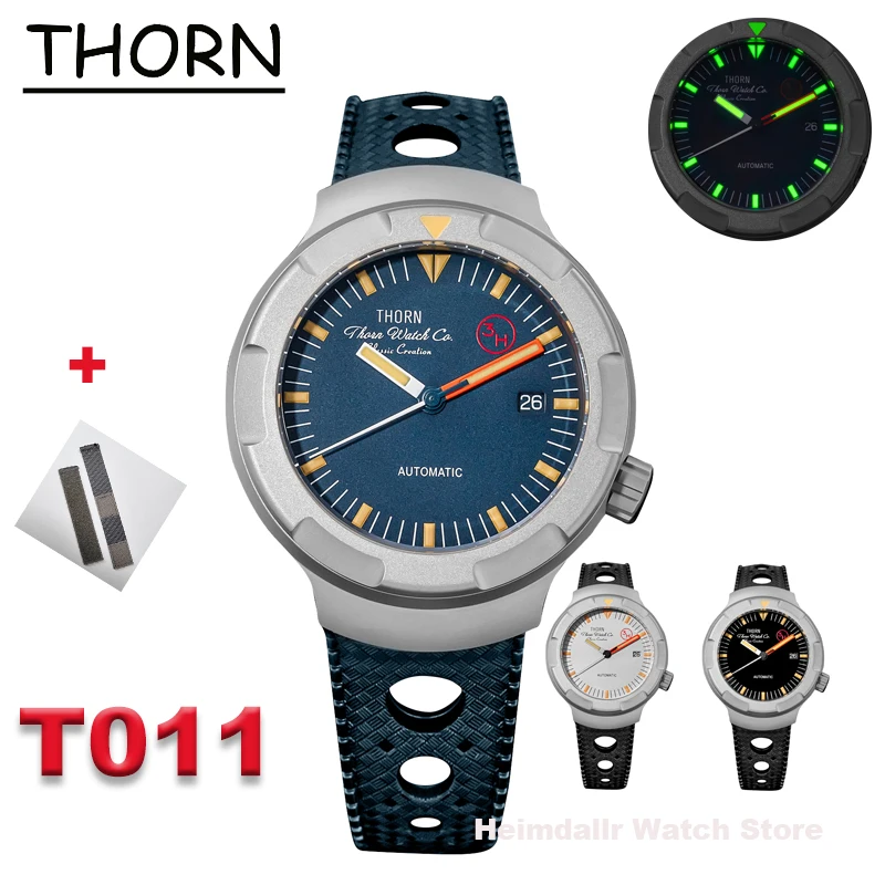 THORN T011 Vintage Watch Titanium Case PT5000 Movement Sapphire Crystal ...