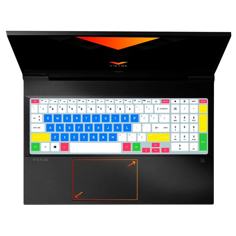 HRH-Silicone-Laptop-keyboard-Cover-Skin-Protector-US-Layout-For-HP ...
