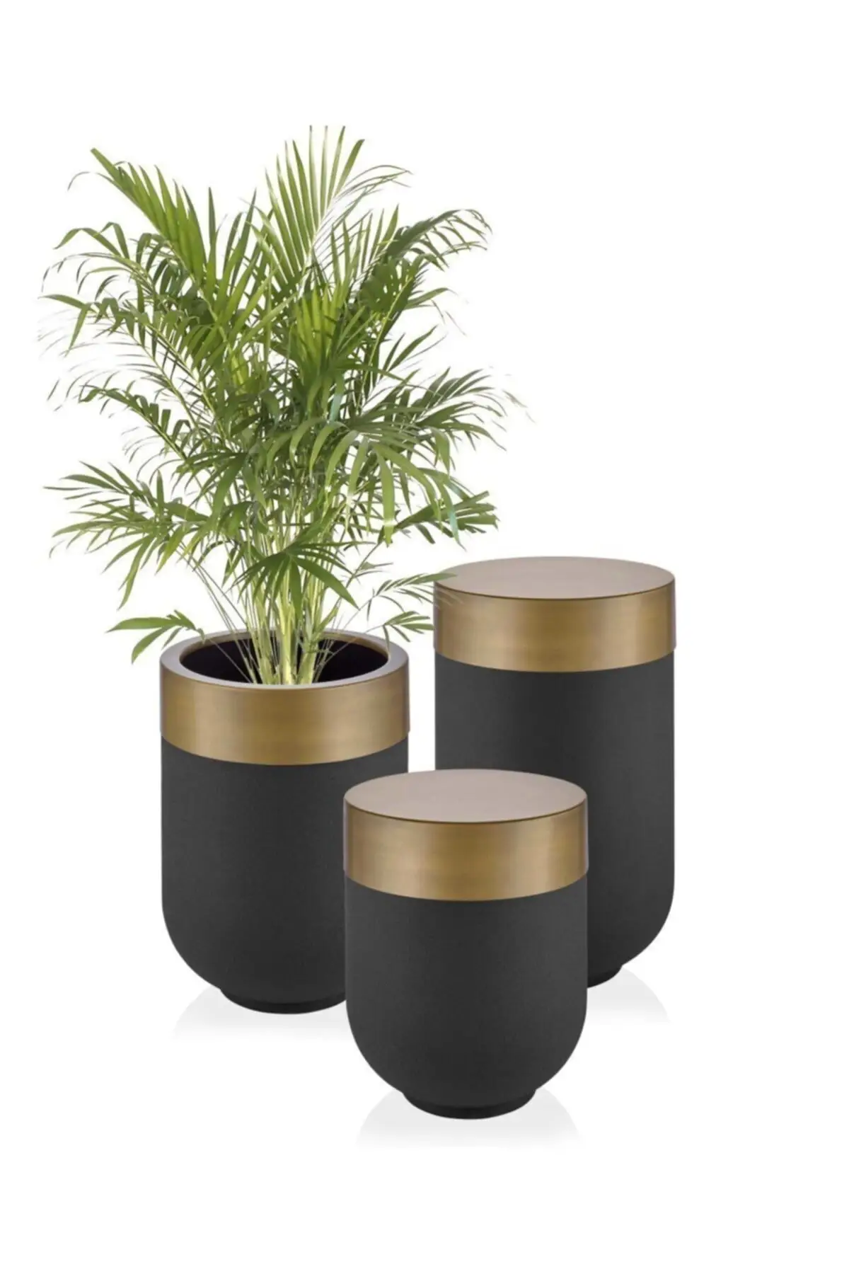 Planting-Bag-Modern-Large-Size-Flower-Pot-Black-Eco-friendly-Darbuka ...