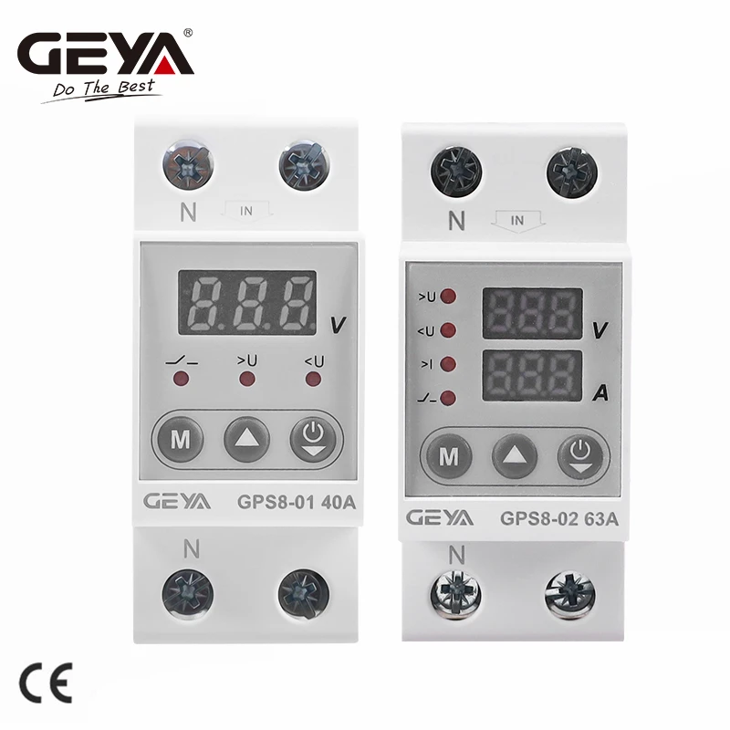 GEYA-GPS8-Digital-Over-Current-Protector-Over-Voltage-Under-Voltage ...