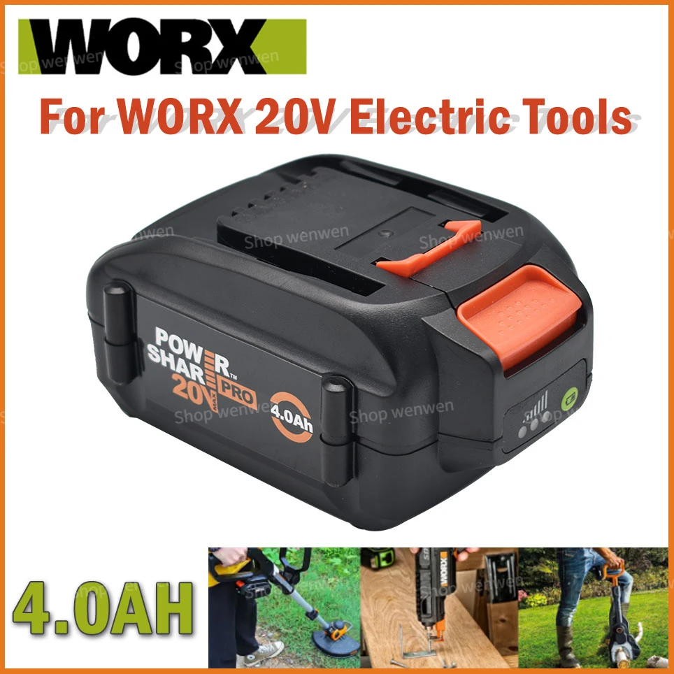 WORX-brand-new-genuine-WA3578-PowerShare-20V-4-0AH-lithium-ion-large ...