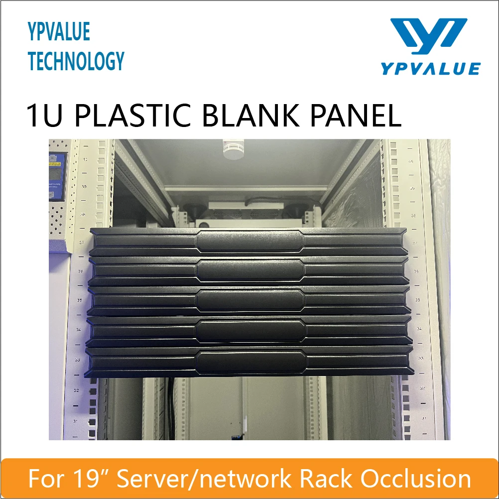 5-pack 1u Blank Panel Spacer Tool-less Plastic For 19-inch Server Rack ...