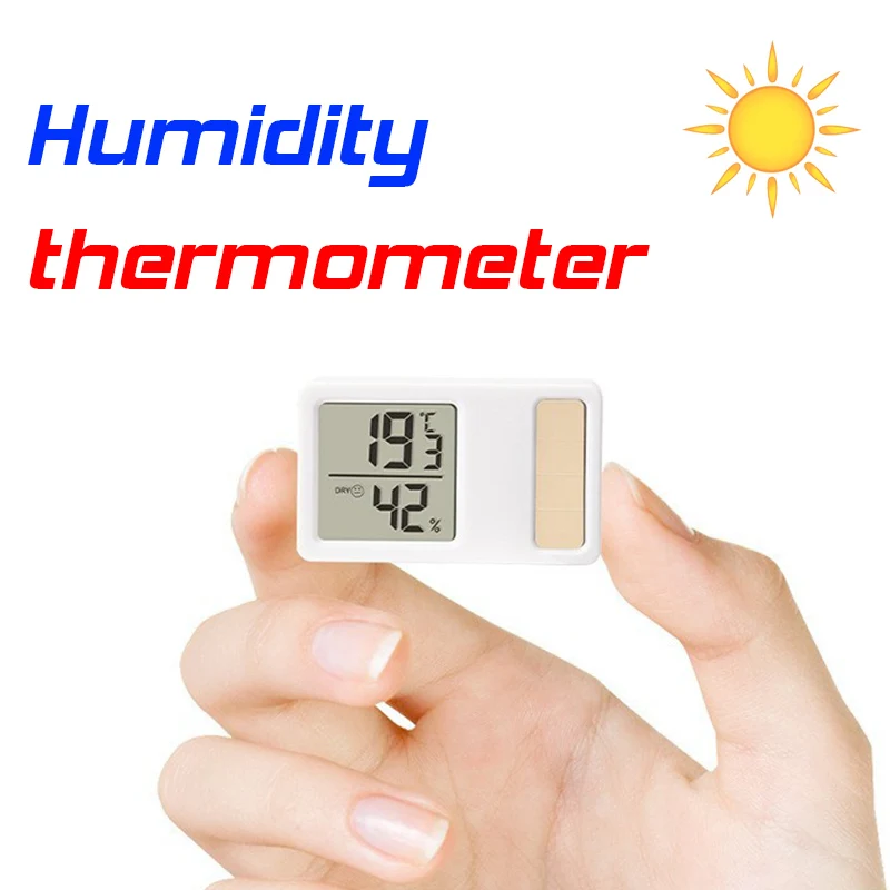 Solar-power-Temperature-and-Humidity-Meter-Mini-Portable-Humidity ...