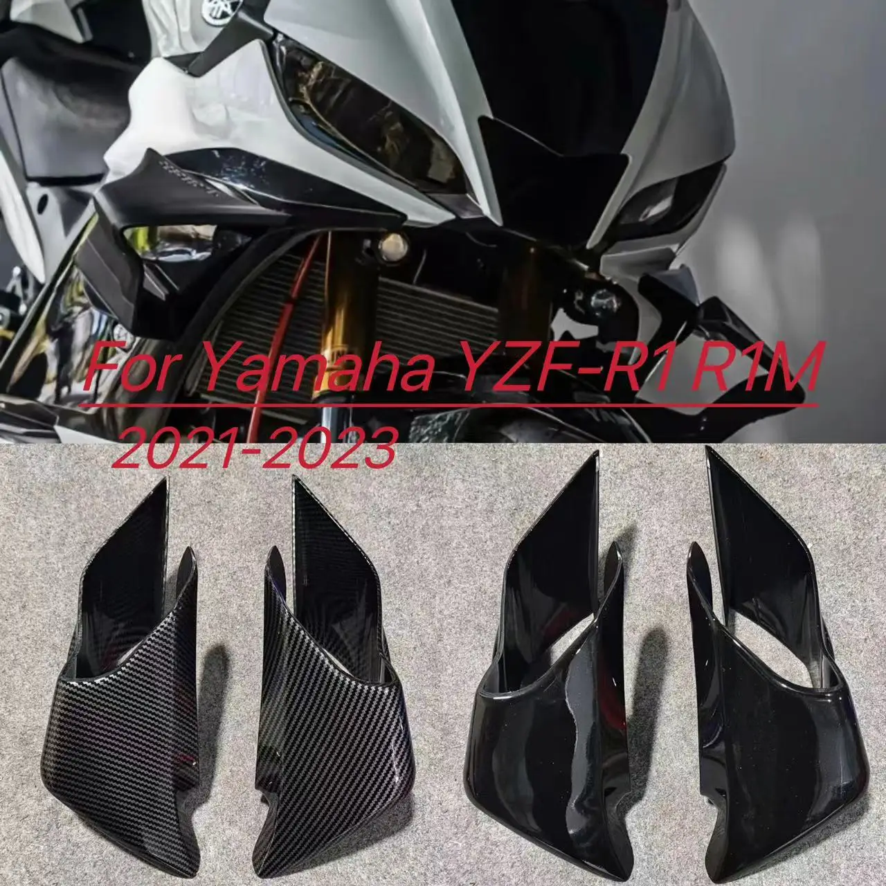 Motorcycle-Accessories-Fixed-wing-fairing-Small-wing-spoiler ...