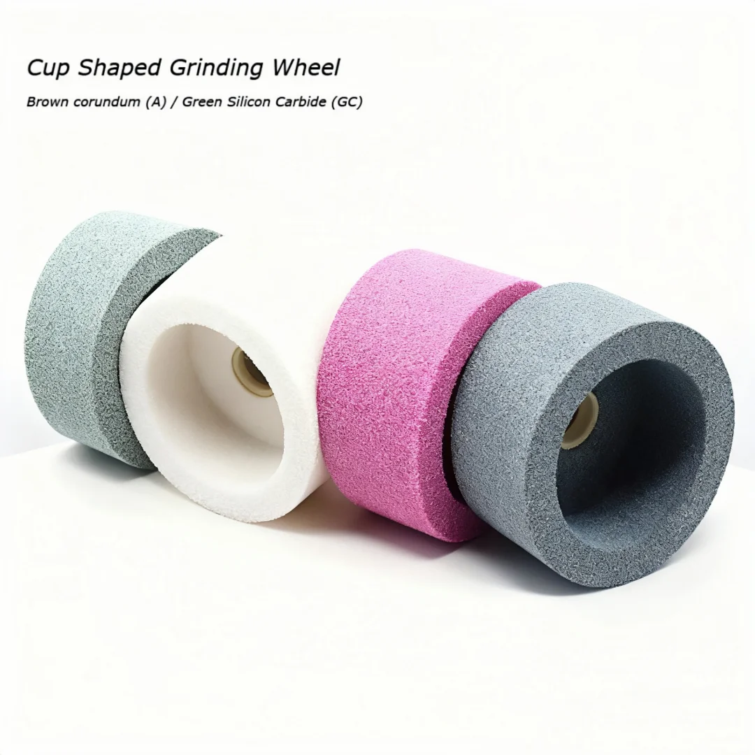 1pcs Cup Shaped Brown Corundum Grinding Wheel For Grinding Machine Dia ...