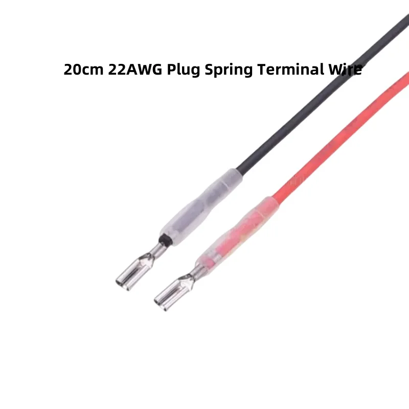 20cm-1015-22AWG-2-8-4-8-6-3mm-Solderless-Plug-Spring-Terminal-Wire ...