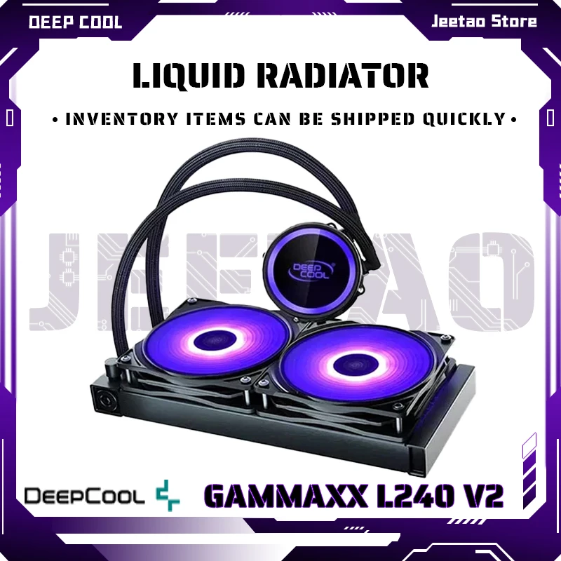 Deepcool gammaxx l240 v2 rgb cpu cooler líquido de refrigeração ...