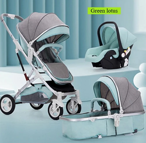 3 in 1 Baby Stroller,Baby Travel System,Baby Carriage 3in1 with Isofix ...
