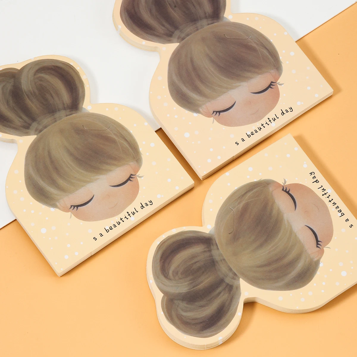 50pcs Cute Girl Hair Accessory Card Maru Hair Clip Large Intestine Hair ...