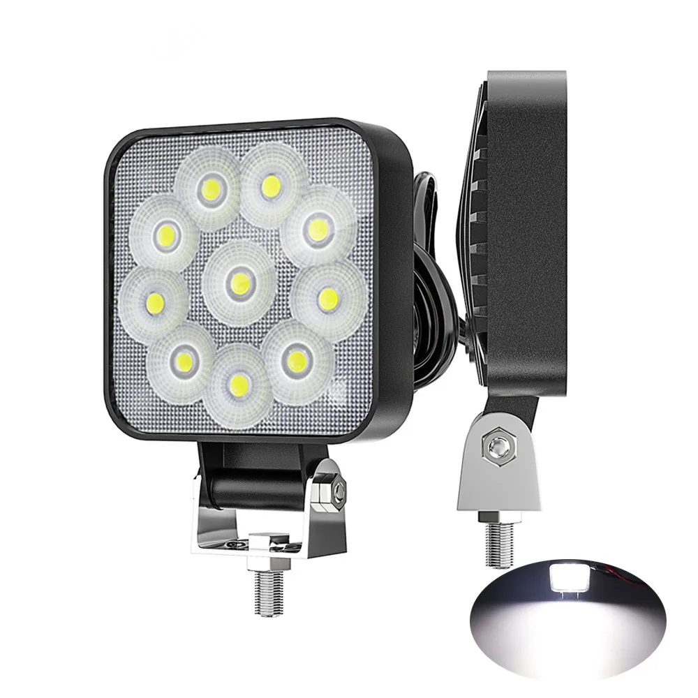 Mini 2.5 "Carré Mini Led Carré Lampe De Travail Poteau 10LED Cross ...