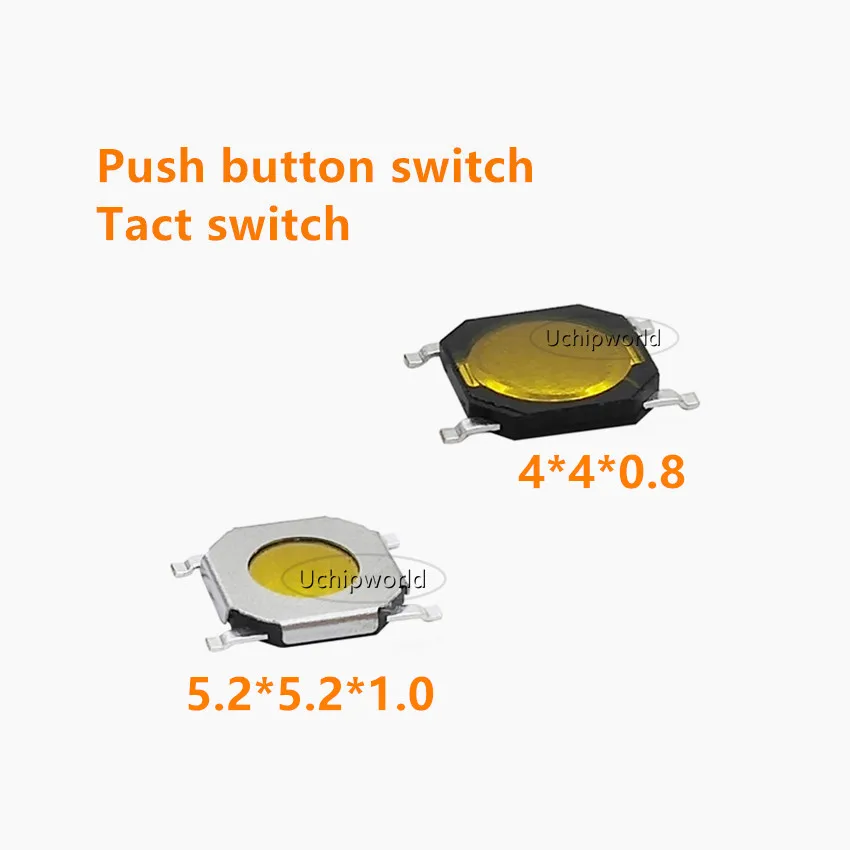 Micro switch Tact switch 4x4x0.8 4*4*0.8 Waterproof thin Push button ...