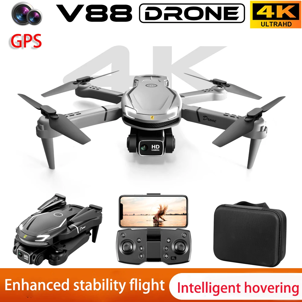 V88-grande-angular-Dual-Camera-Mini-Drone-Helic-ptero-RC-FPV-altura ...