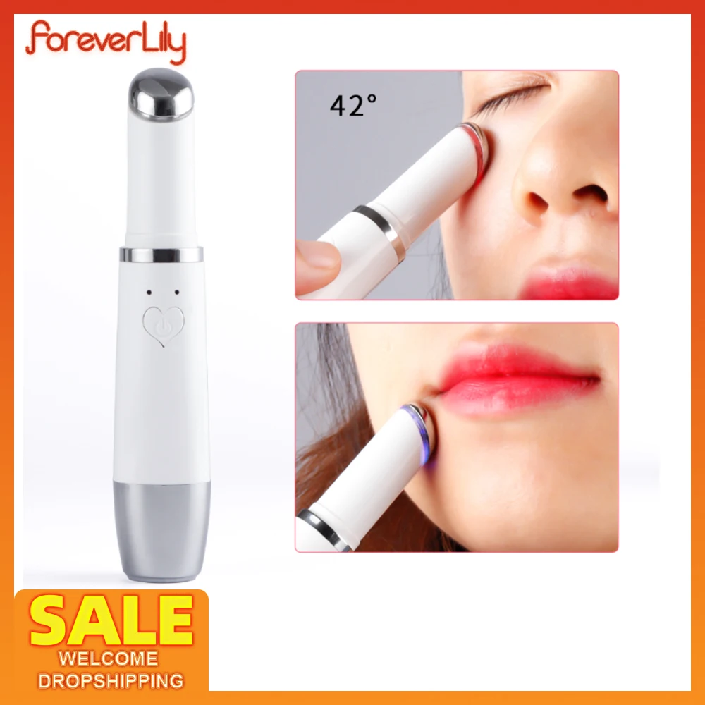 Mini Eye Lips Care Massager Beauty Pen Eye Face Skin Lifting Anti ...