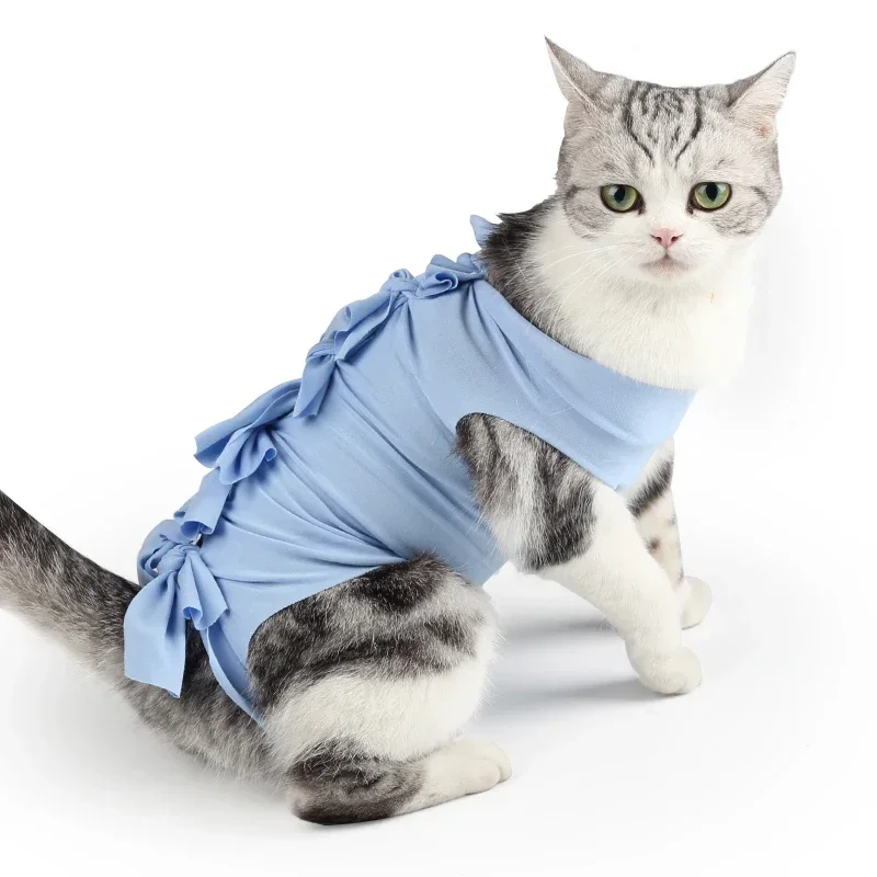 Anti-licking Sterilization Cat Clothes Recovery Suit After Surgery ...