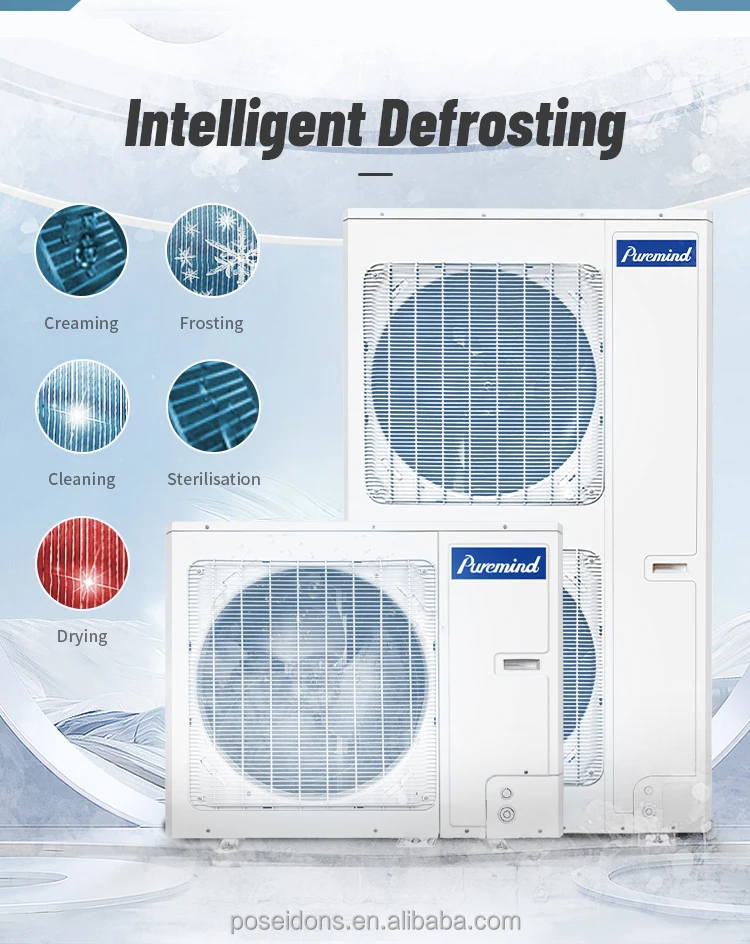 Slim Split Central Air Conditioners 36000Btu DC Inverter VRF Multi Zone ...