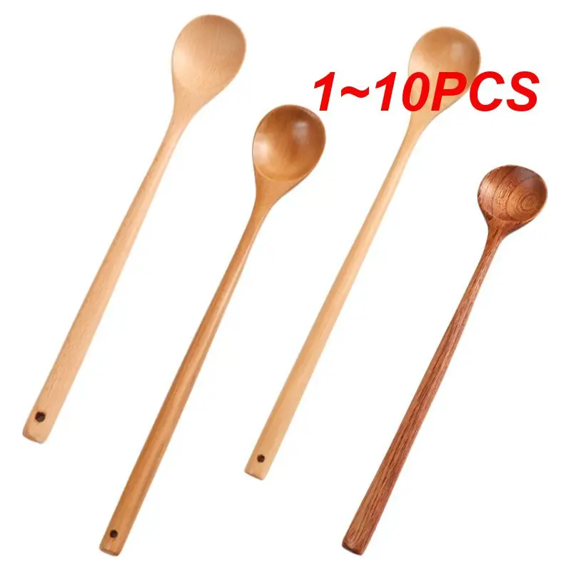 1-10PCS-Long-Spoons-Wooden-Korean-Style-Soup-Cooking-Mixing-Stirr-10-9 ...