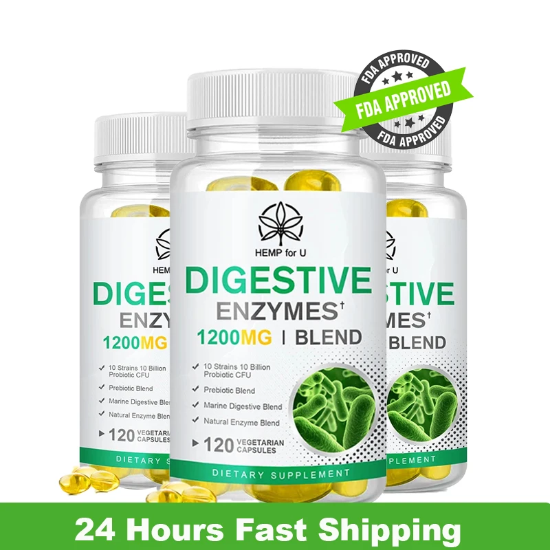 All-Natural-Digestive-Enzyme-Capsules-20-Enzyme-Blend-Prebiotics ...