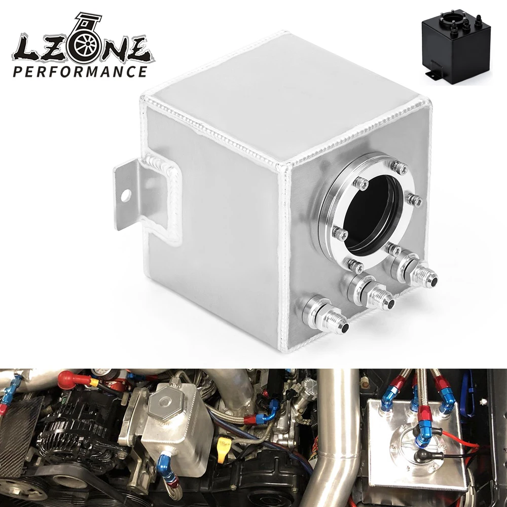 LZONE-2L-BILLET-ALUMINUM-FUEL-SURGE-TANK-AN6-SURGE-TANK-WITH-3PC-AN6 ...