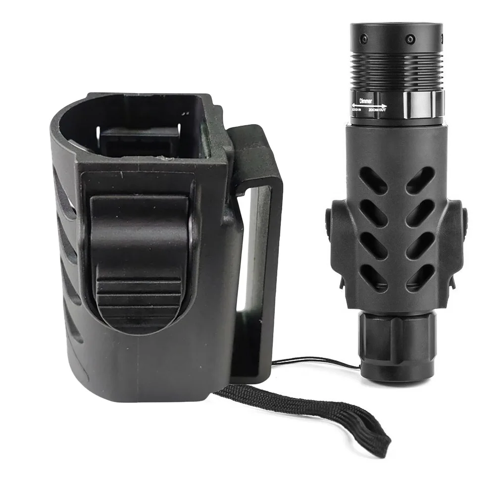 Tactical-Molle-Flashlight-LED-Holder-Torch-Case-Pouch-Holster-Cover ...