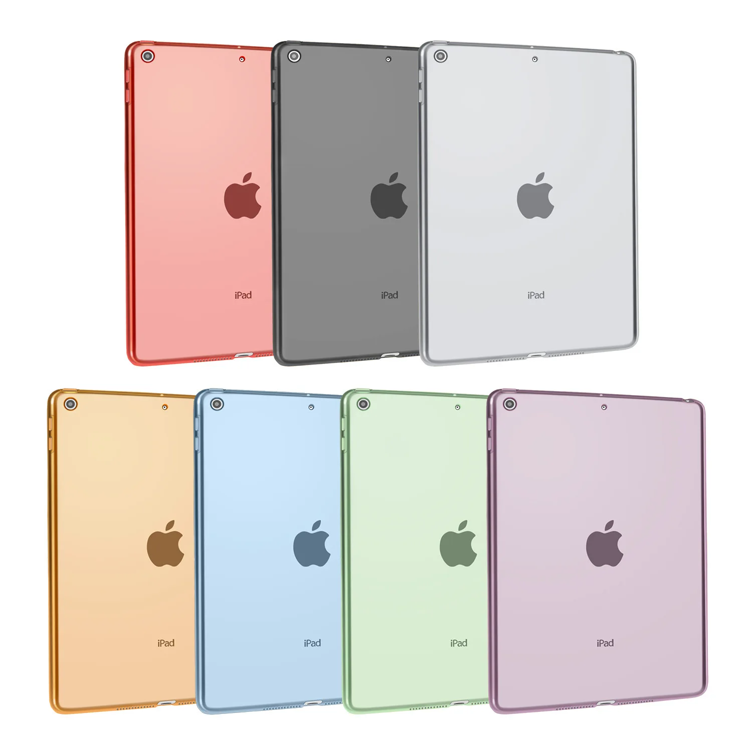 Rainbow Colors Case IPad Case 7 8 10.2 9.7 2020 5 6 Air 10.9 2 3 4 TPU ...