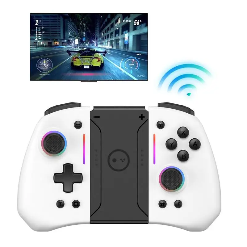 Wireless-Gamepad-Adjustable-RGB-Gyroscope-Game-Controller-Dual-Motor-Vibration-Battery-for-NS ...