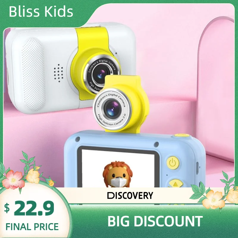 New-For-Children-Baby-Gifts-HD-1080P-180-Rotating-Lens-Kids-Camera ...