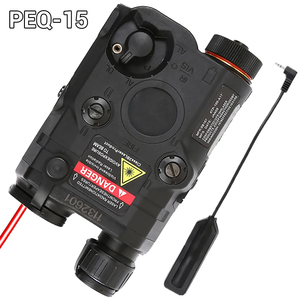 An/peq-15 Red Dot Laser White Led Flashlight 270 Lumens For Standard 20mm Rail Night Vision ...