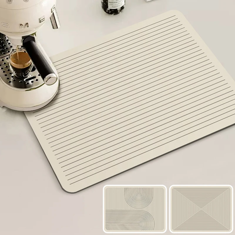 Diatomite-Drying-Pad-Non-slip-Kitchen-Super-Absorbent-Mat-Non-slip ...