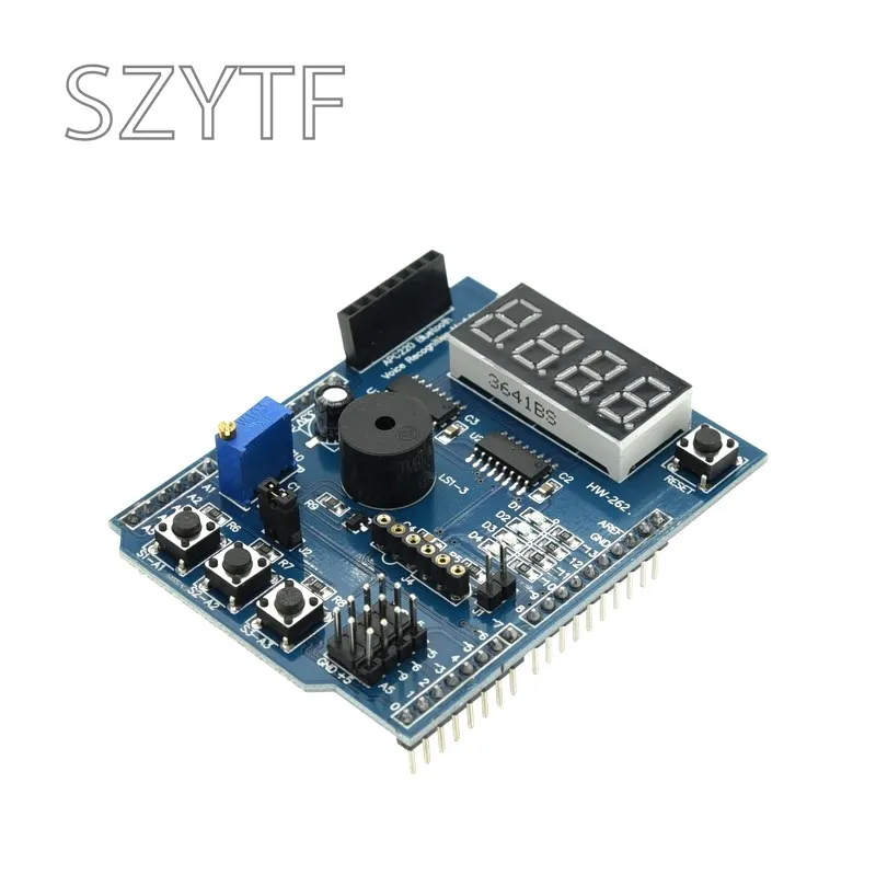 Multi Function Shield with Buzzer LM35 4 Digit Digital LED Expansion ...