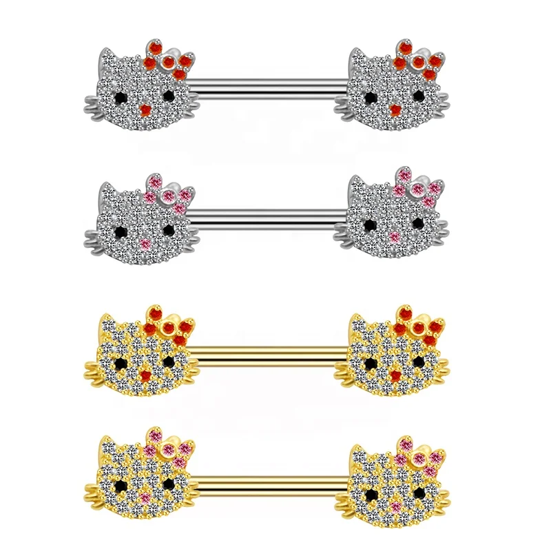 Hello Kitty Tongue Rings Jewelry