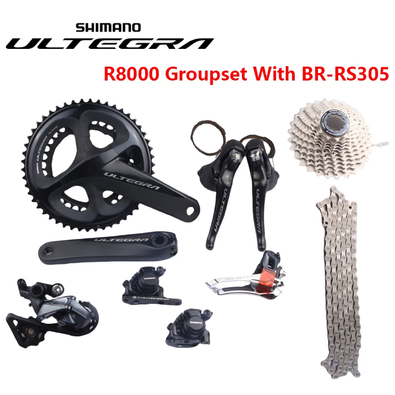 Shimano-ULTEGRA-R8000-Groupset-With-BR-RS305-2x11s-For-Road-Bike-R8000 ...