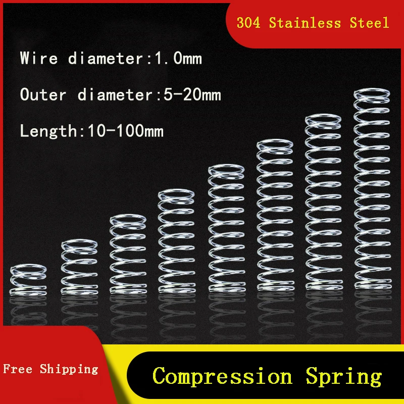 304-Stainless-Steel-Compression-Spring-304-SUS-Compressed-Spring-Wire ...