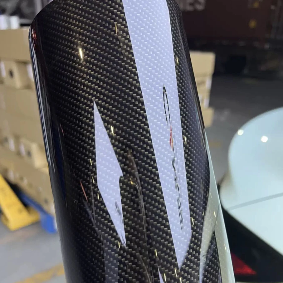 50cm*200/300/500CM PET Super Glossy 5D Carbon Fiber Vinyl Film warp ...