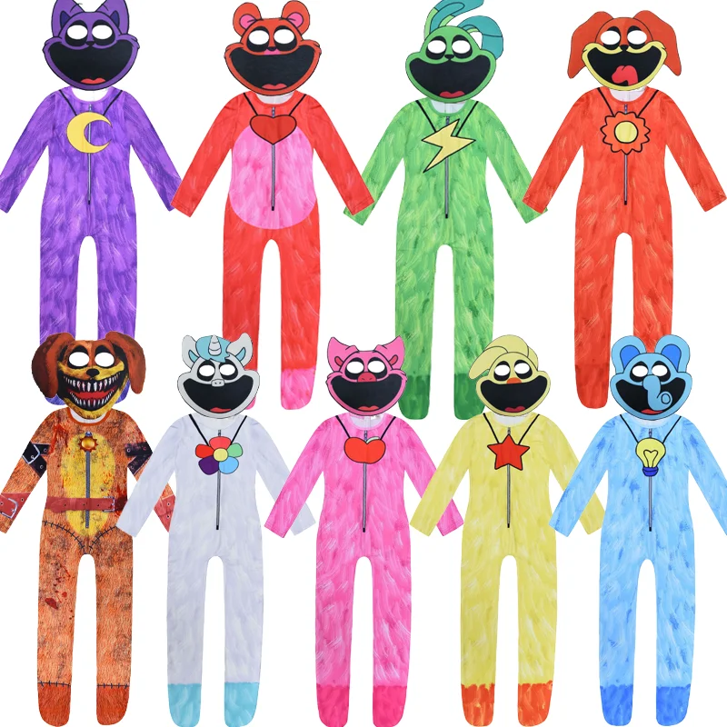 New-Smiling-Critters-Cosplay-Costume-Aminal-purple-cat-Catnap-Elephant ...