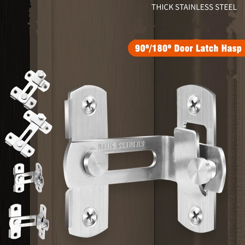 Hasp Locking Barrel Bolt