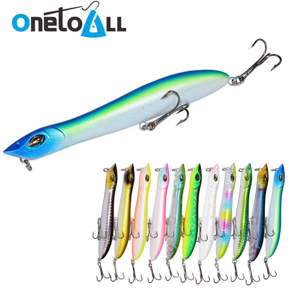 OnetoAll-1PC-106mm-10g-Snake-Head-Fishing-Lure-Popper-Bait-Hard-Plastic ...