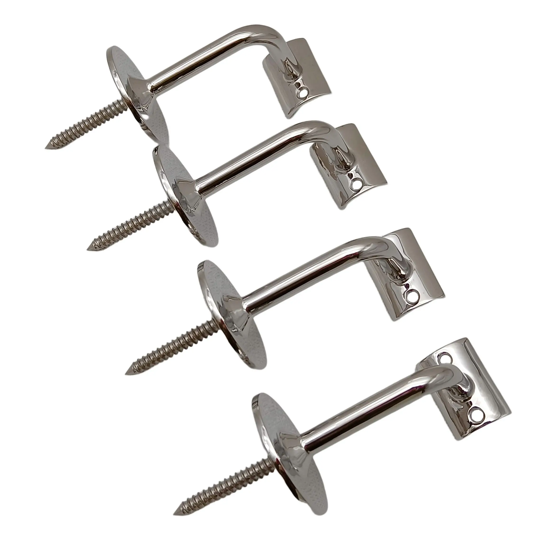 4-PCS-2-Inch-Stainless-Steel-Wall-Mounted-Handrail-Bracket-with-Coach ...