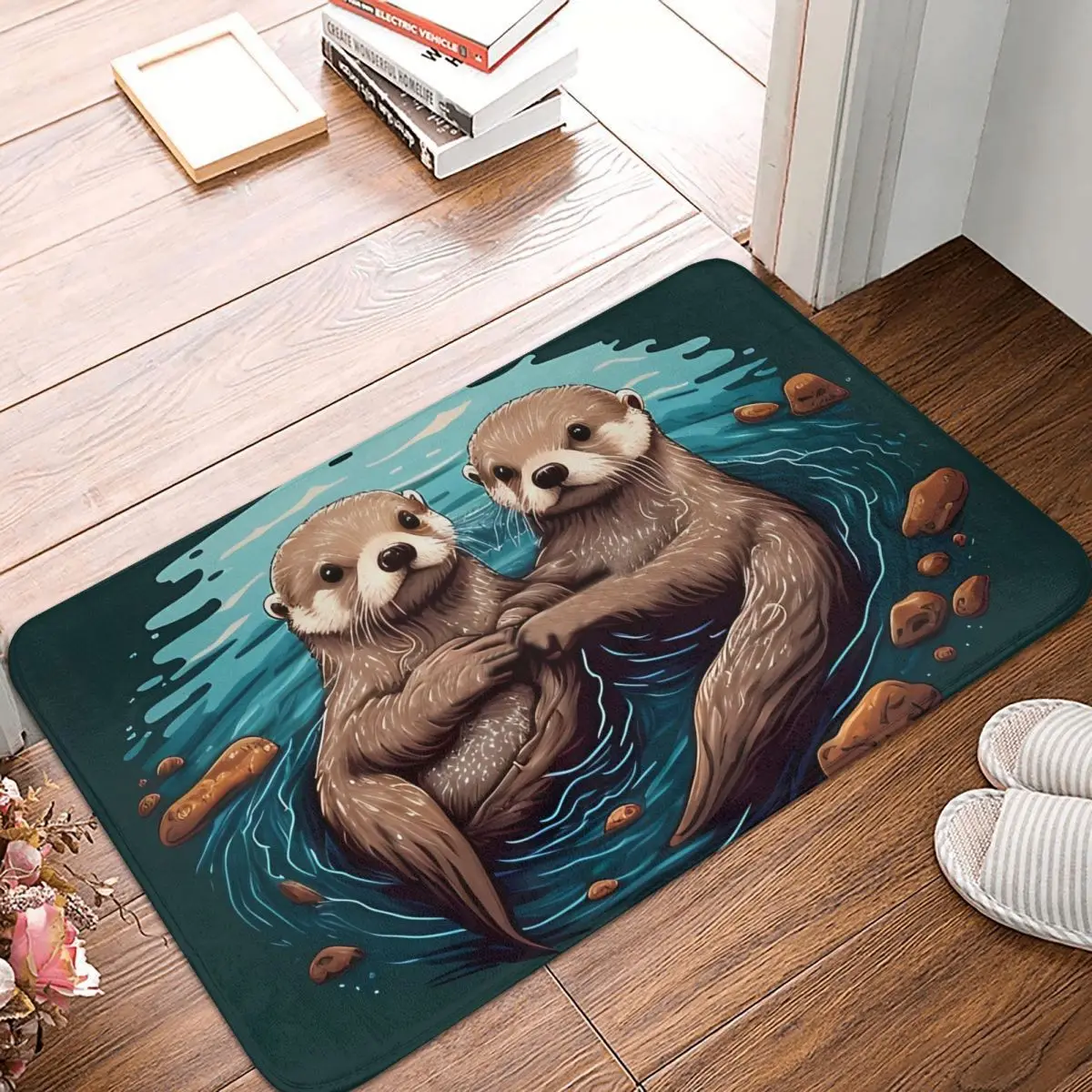 Otters-Animal-Anti-Slip-Doormat-Living-Room-Mat-Funny-Floor-Carpet ...