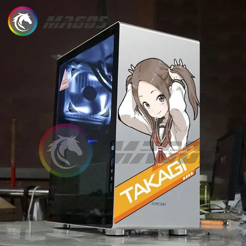 ATX-Gaming-PC-Case-Stickers-Mid-Tower-Computer-Decorative-Decal-Anime ...